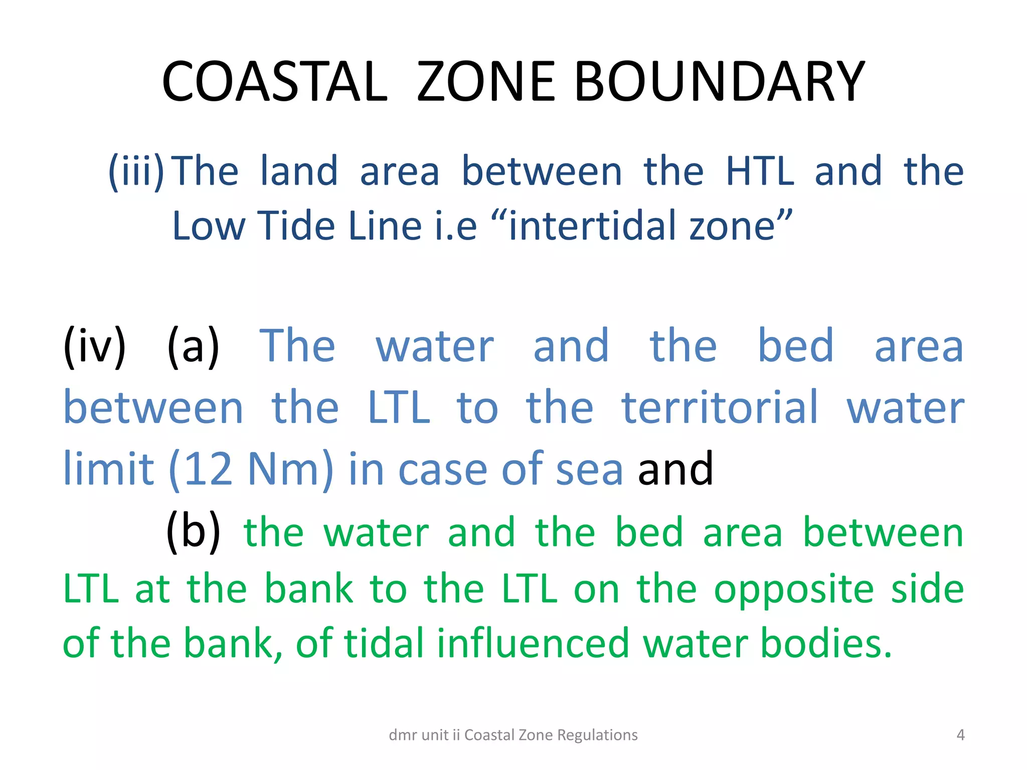 COASTAL REGULATION ZONE, 2019.pptx