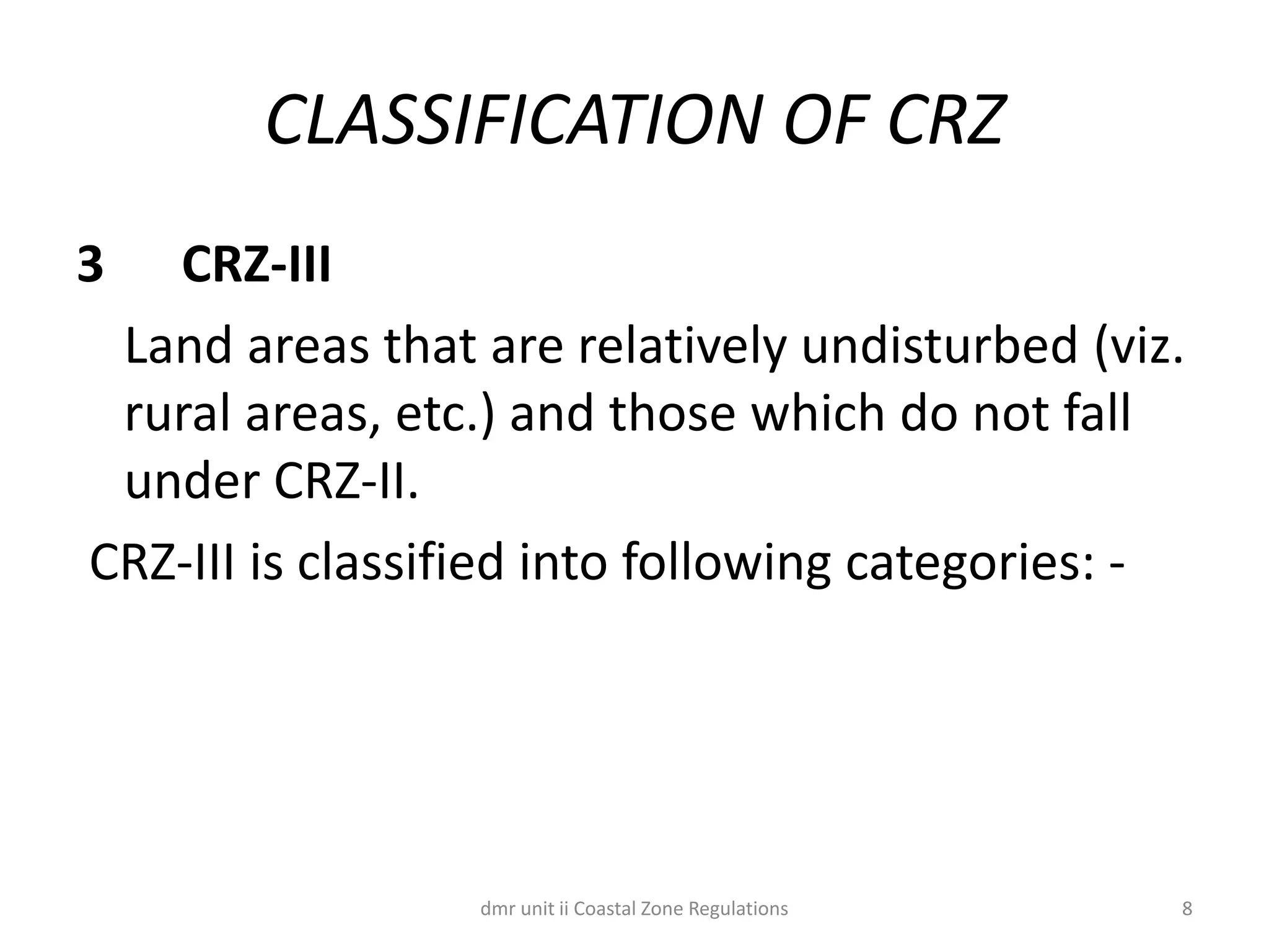 COASTAL REGULATION ZONE, 2019.pptx