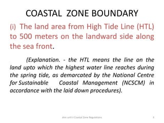 COASTAL REGULATION ZONE, 2019.pptx