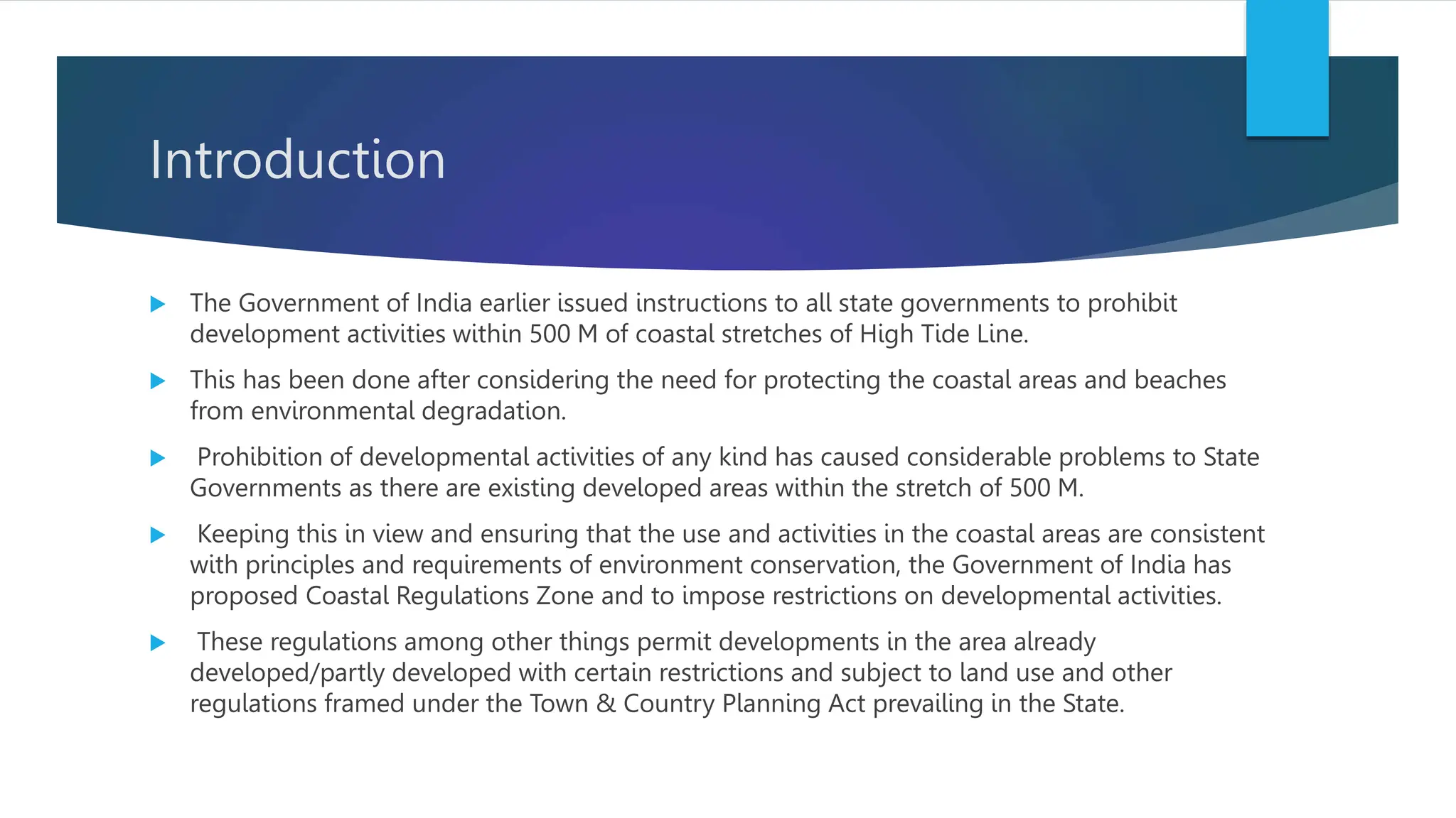 Coastal Regulation Zone – By laws.vgbbbbbbbbpptx | PPTX