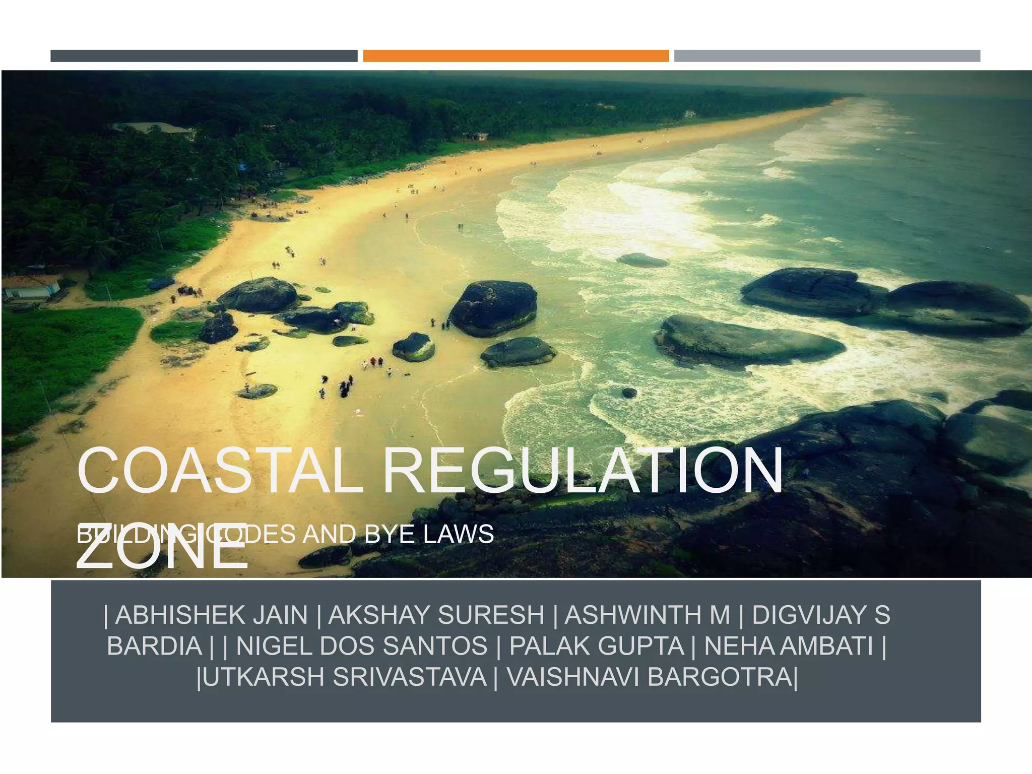 Coastal regulation zone | PPTX