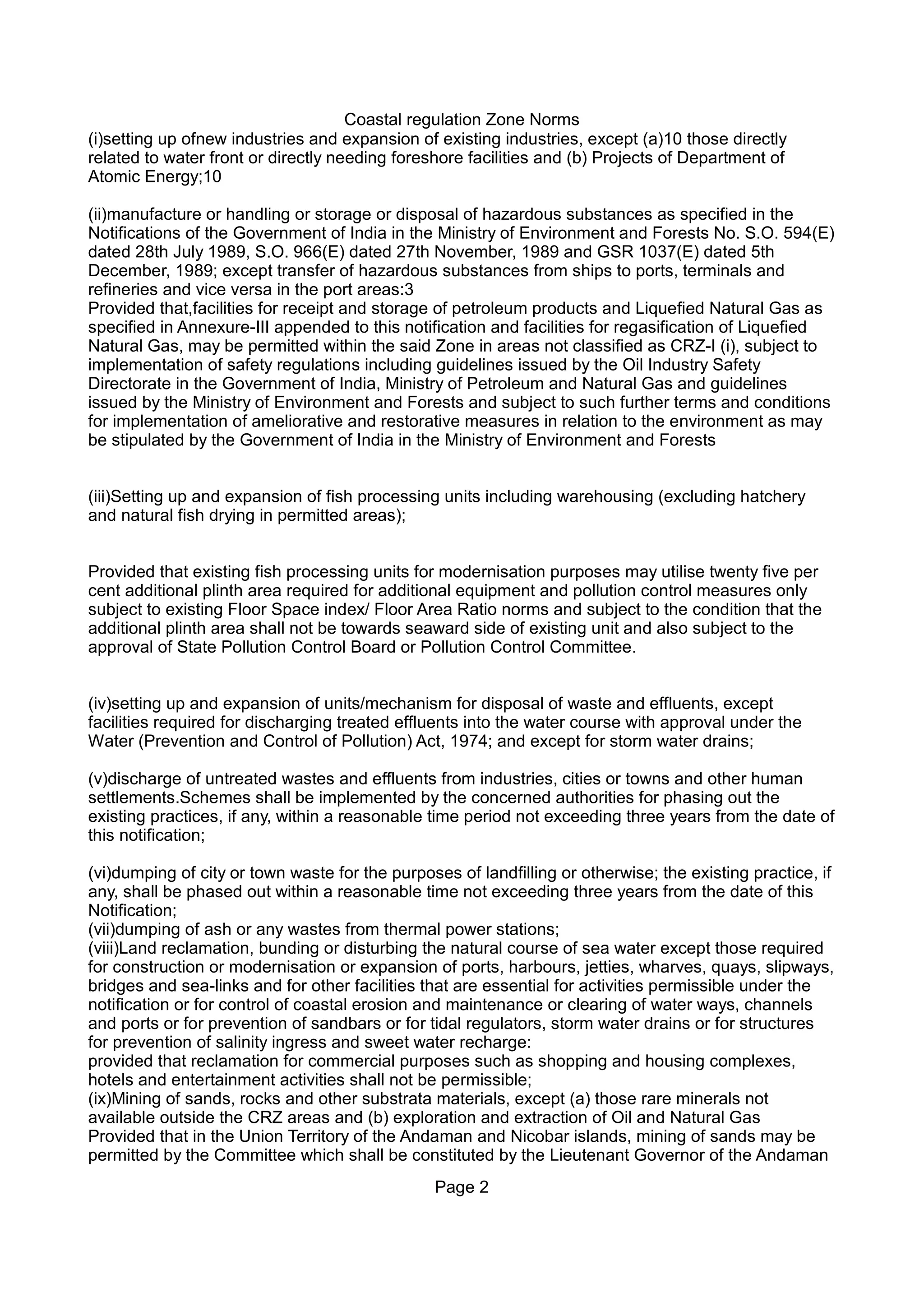 Coastal regulation zones and its relevance | PDF