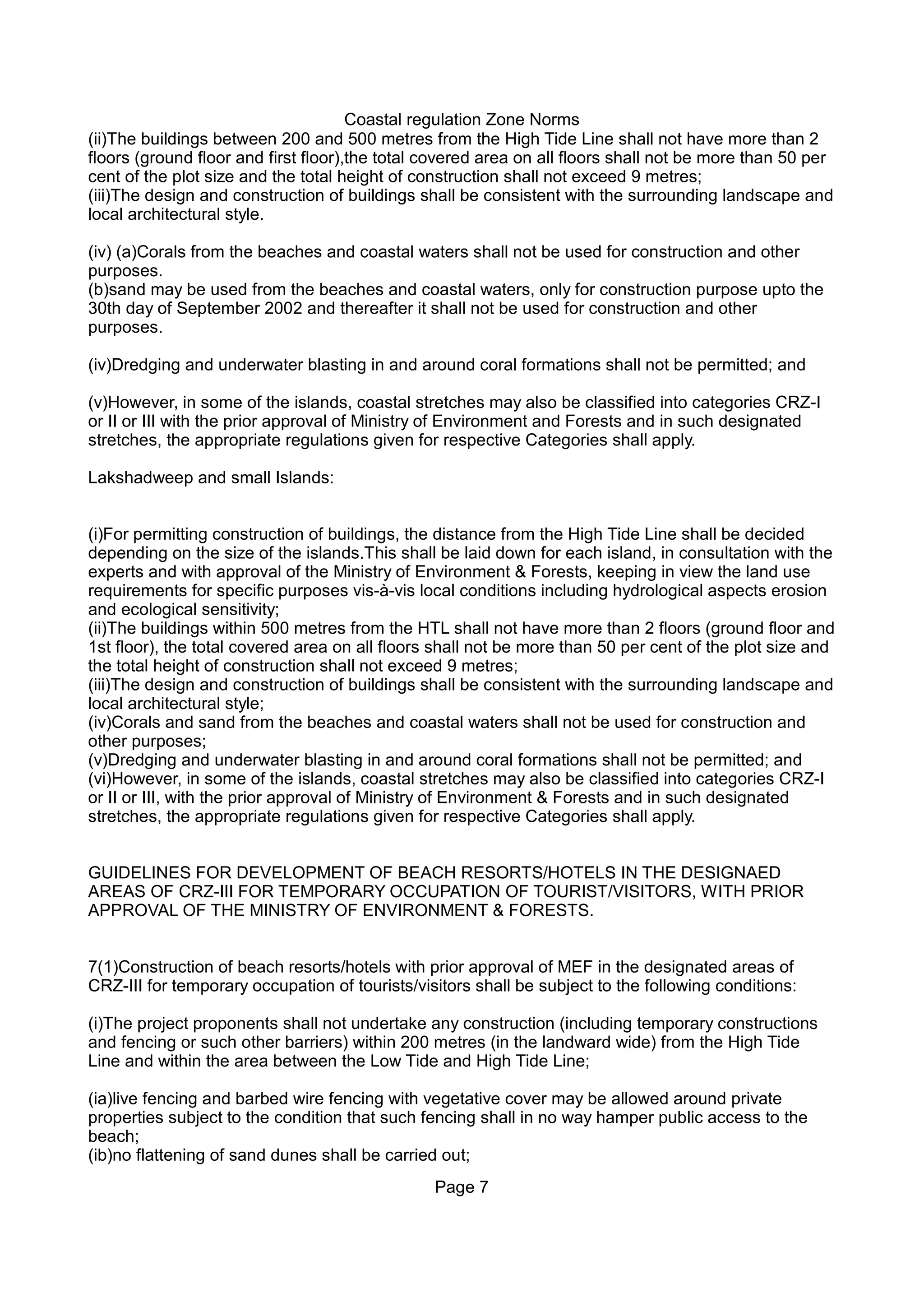 Coastal regulation zones and its relevance | PDF