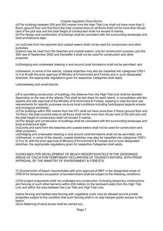 Coastal regulation zones and its relevance | PDF