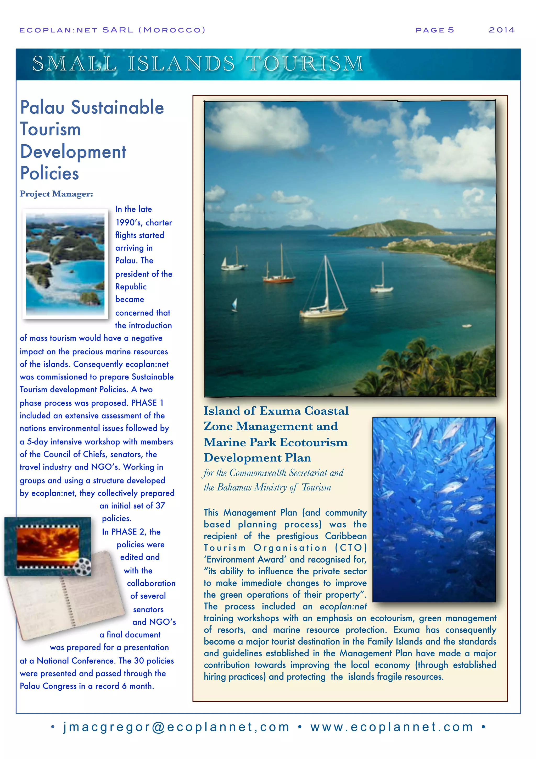 Coastal and Small Island Tourism brochure | PDF