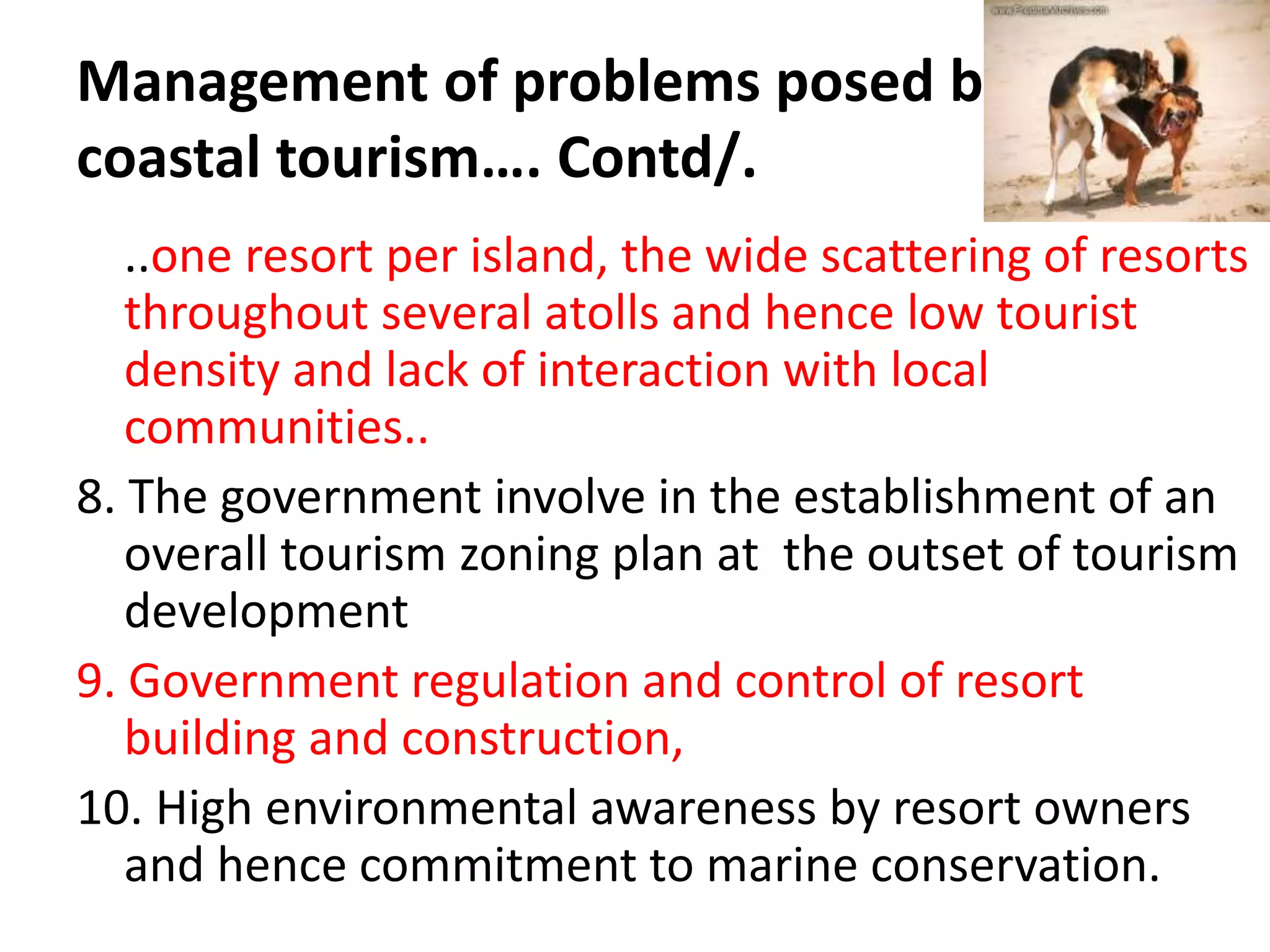 Coastal tourism impact and the management | PPTX