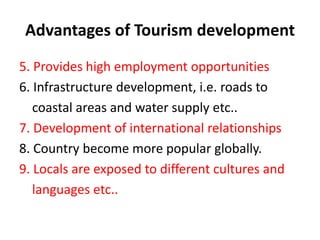 Coastal tourism impact and the management | PPTX