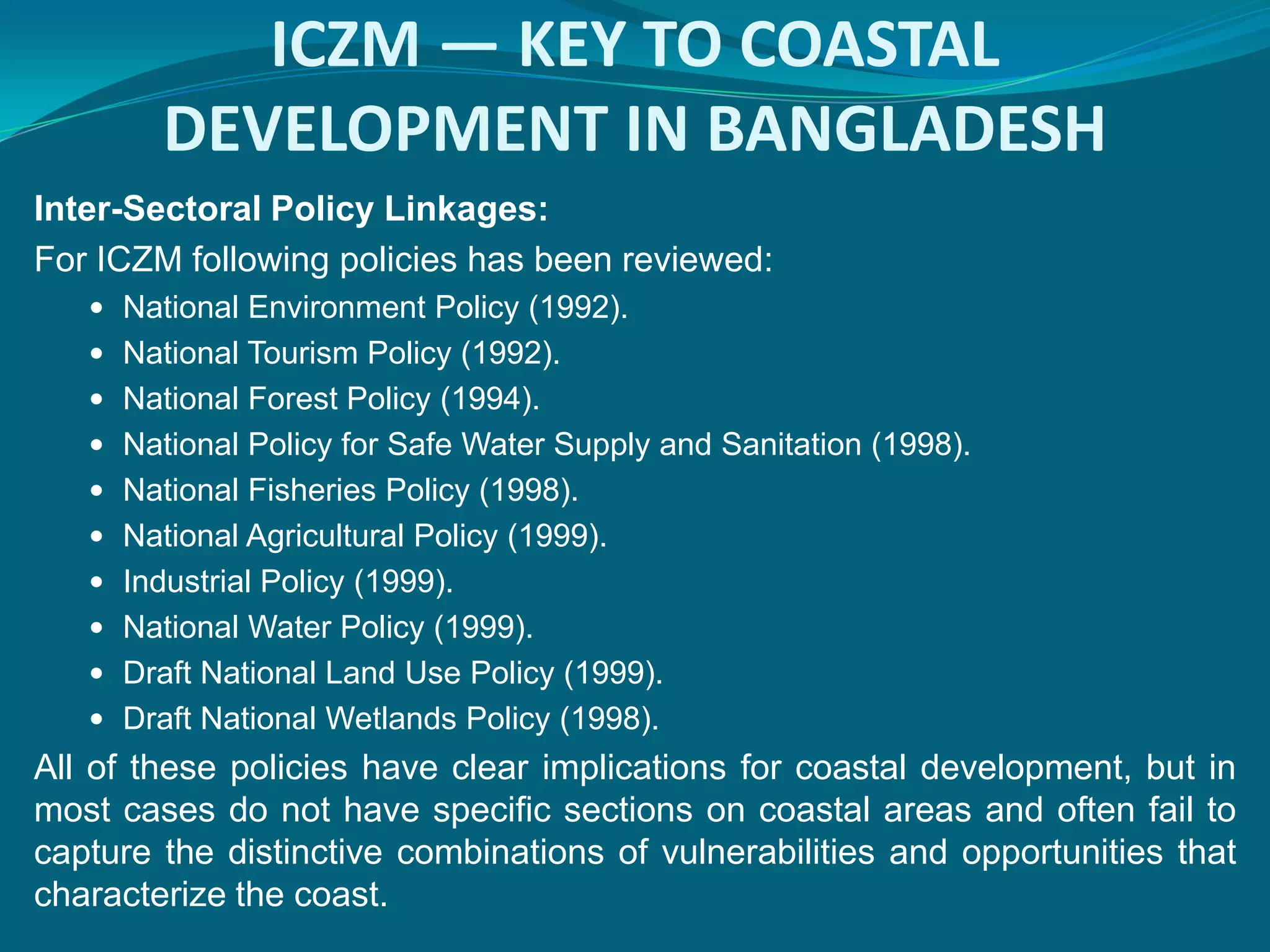 Coastal zone management | PPTX