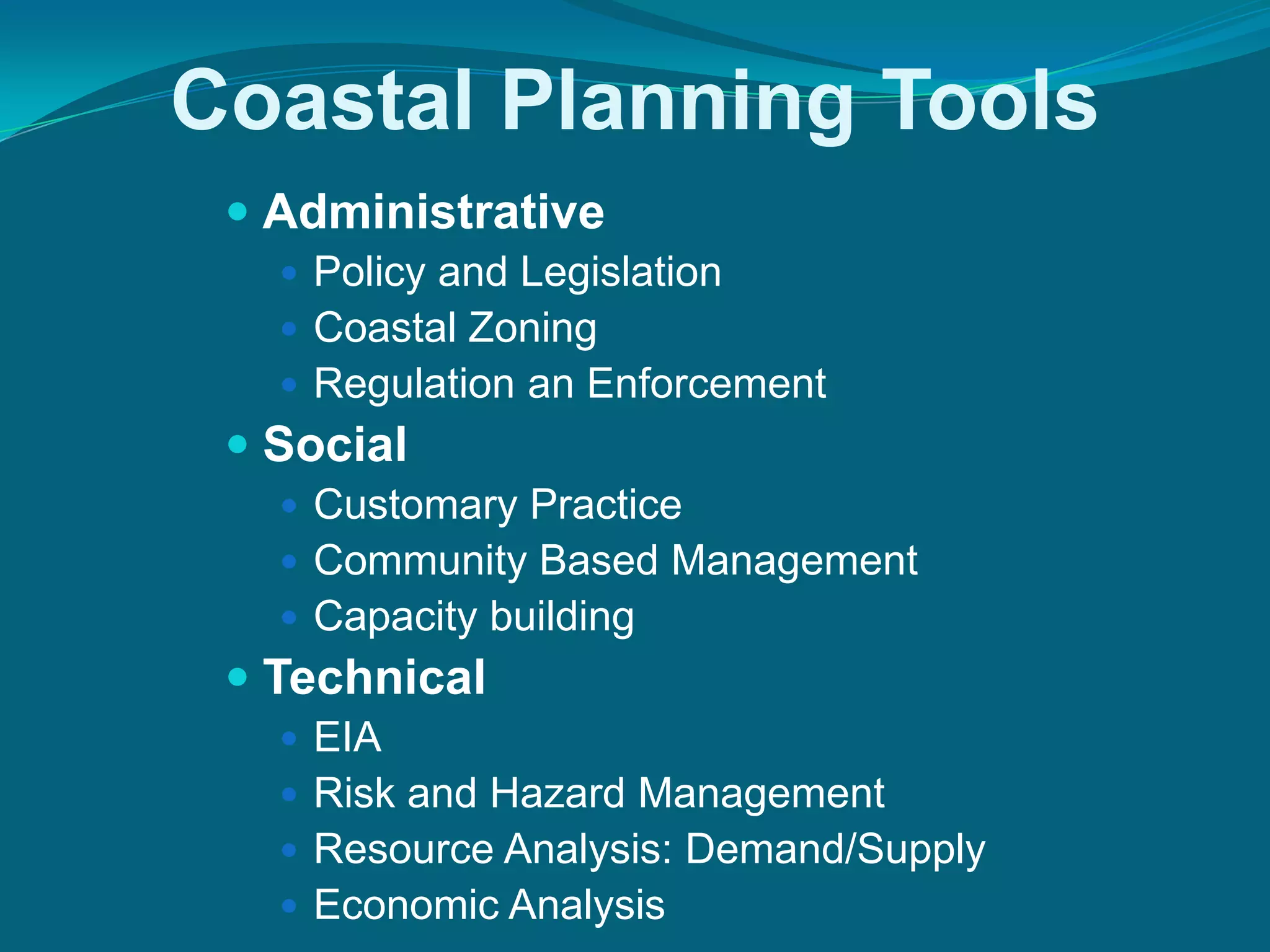 Coastal zone management | PPTX