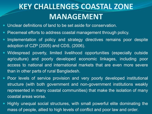 Coastal zone management | PPTX