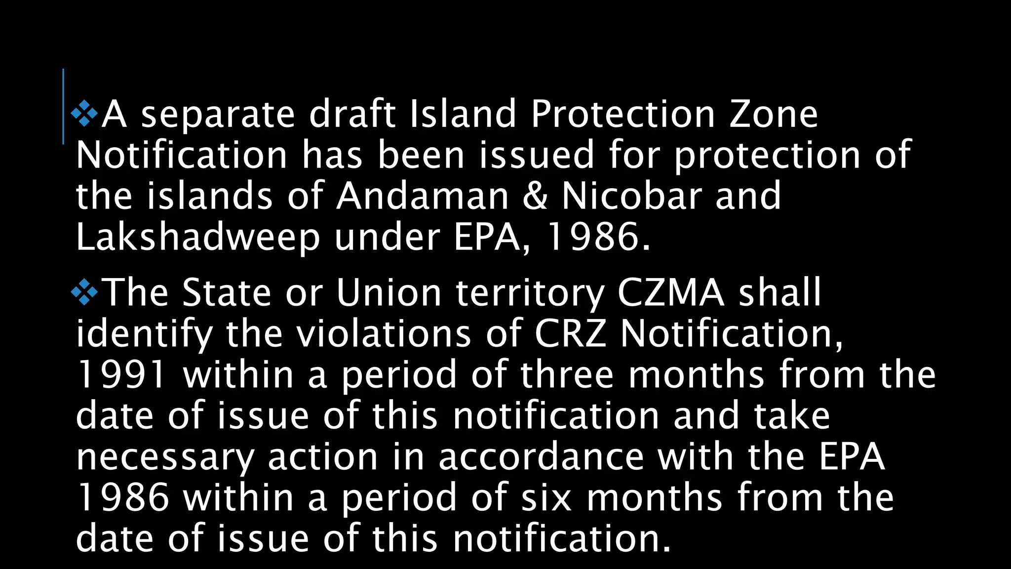 Coastal zone management in India | PPTX