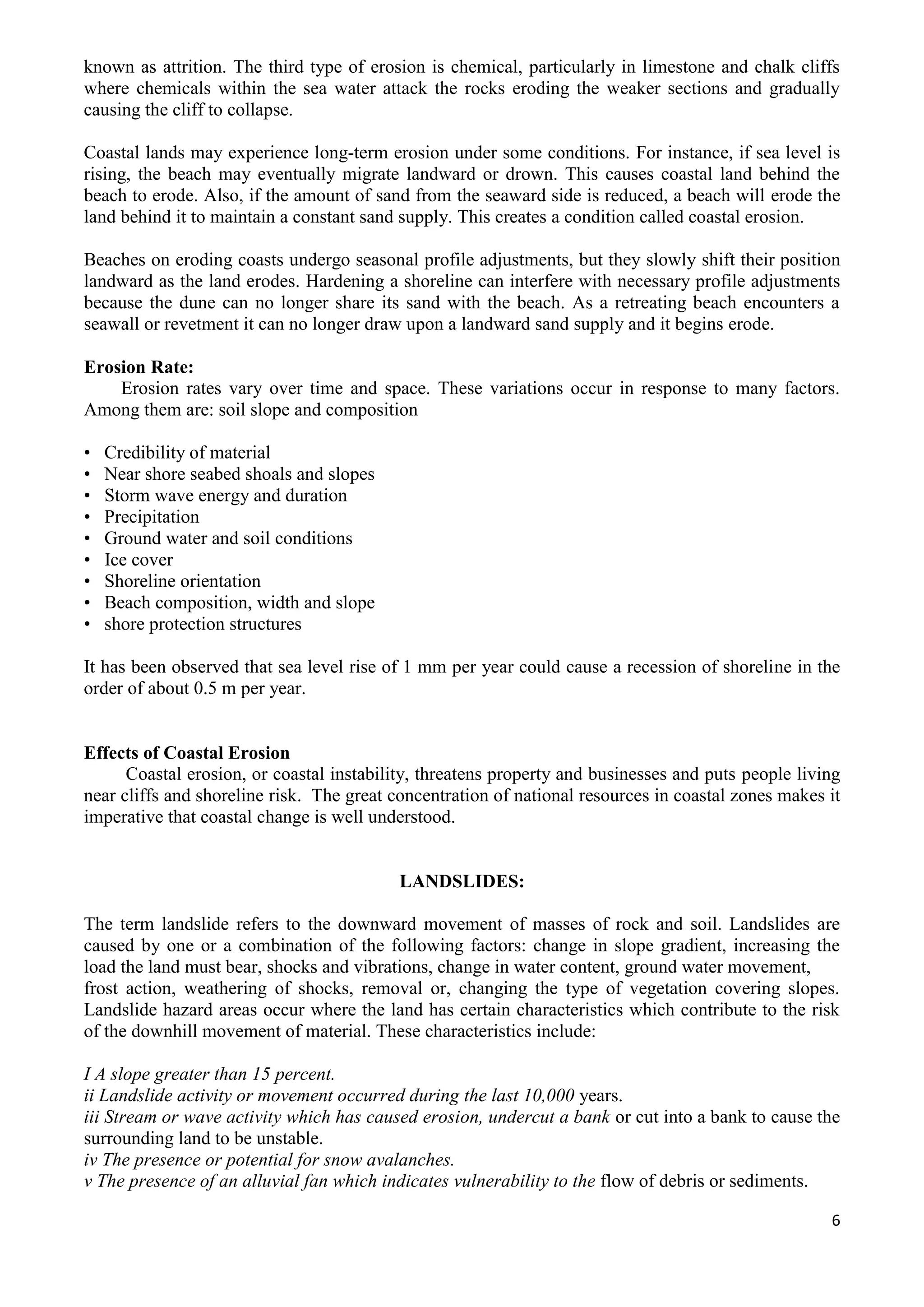 Coastal erosion and engineering aspect | PDF