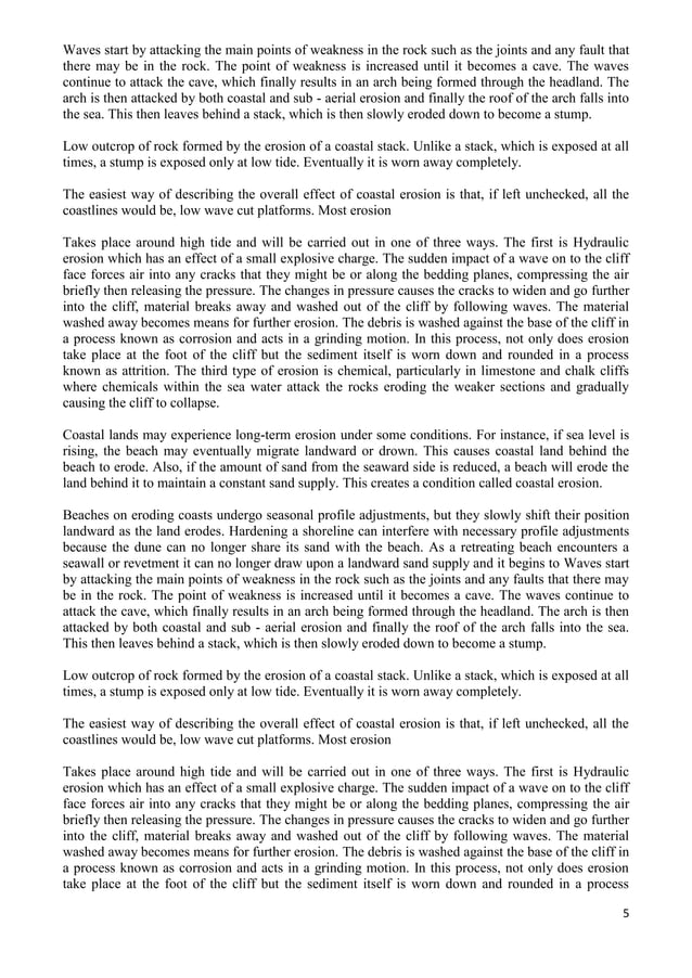 Coastal erosion and engineering aspect | PDF