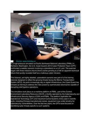 Coast Guard Trains for Real-World Cyber Threats in High-Stakes Port Simulation.pdf