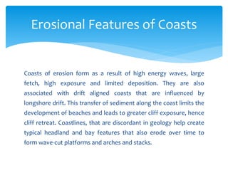 COASTS ENM 142 Lecture 7.pptx | Geography | Science