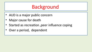 COA children of alcoholics ppt COA problem week | PPTX