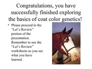 Coat colorgenetics part1 | PPT