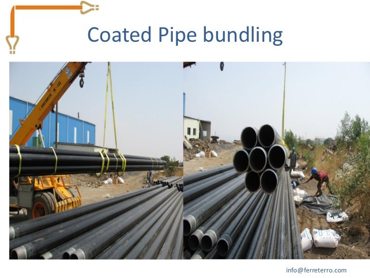 Coated pipe bundling