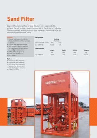 Coates Offshore Product Brochure | PDF