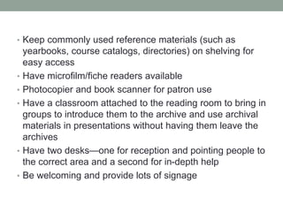 Archival Reference in the Future | PPT