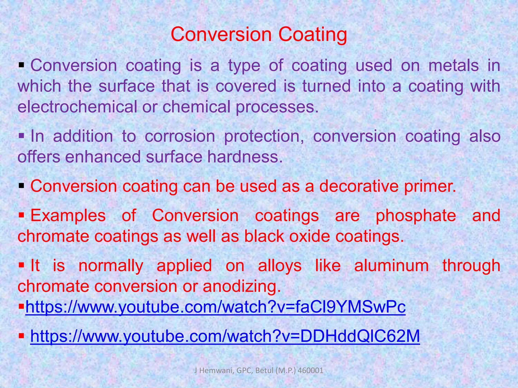 Coating and Deposition | PDF