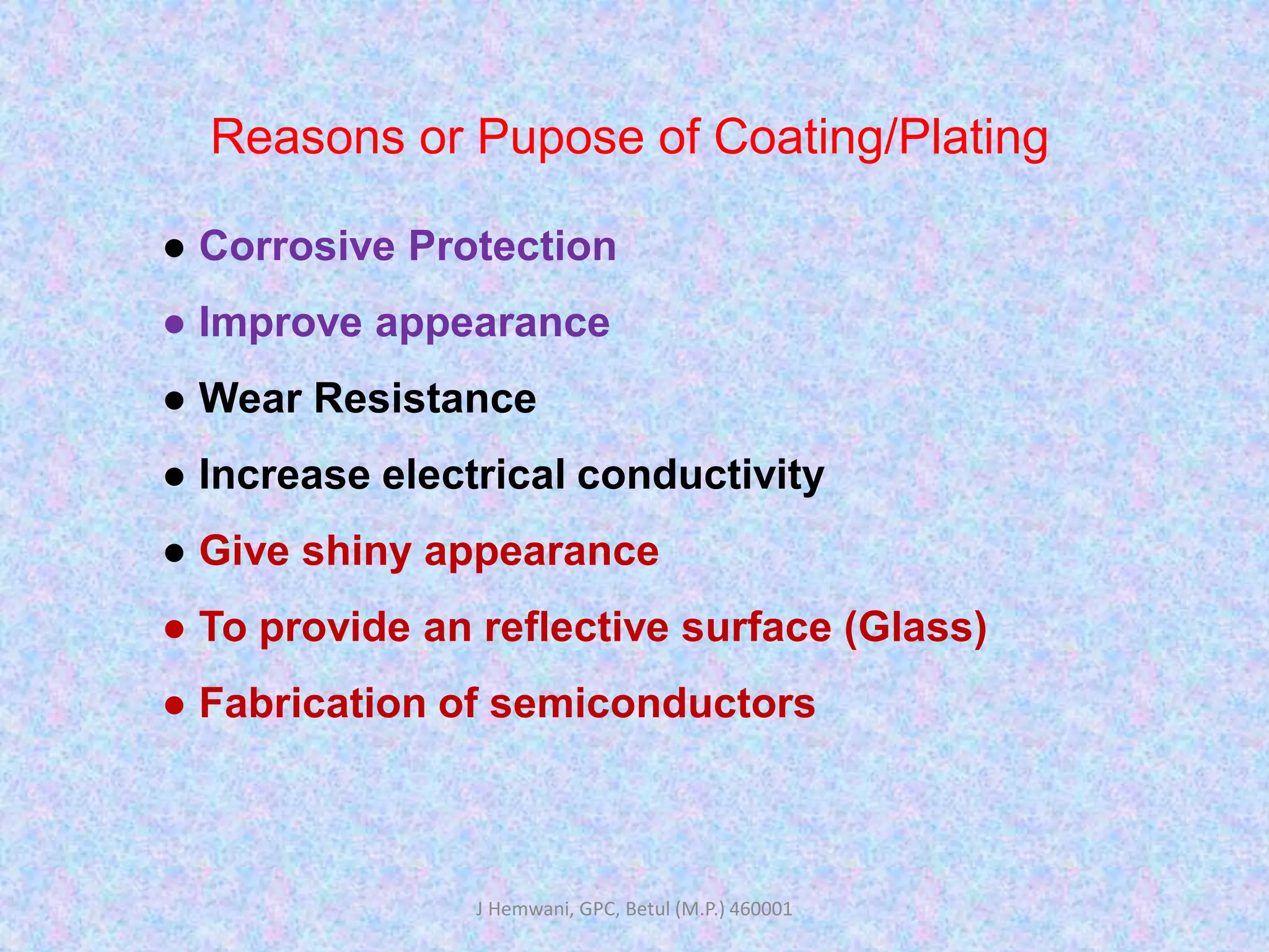 Coating and Deposition | PDF