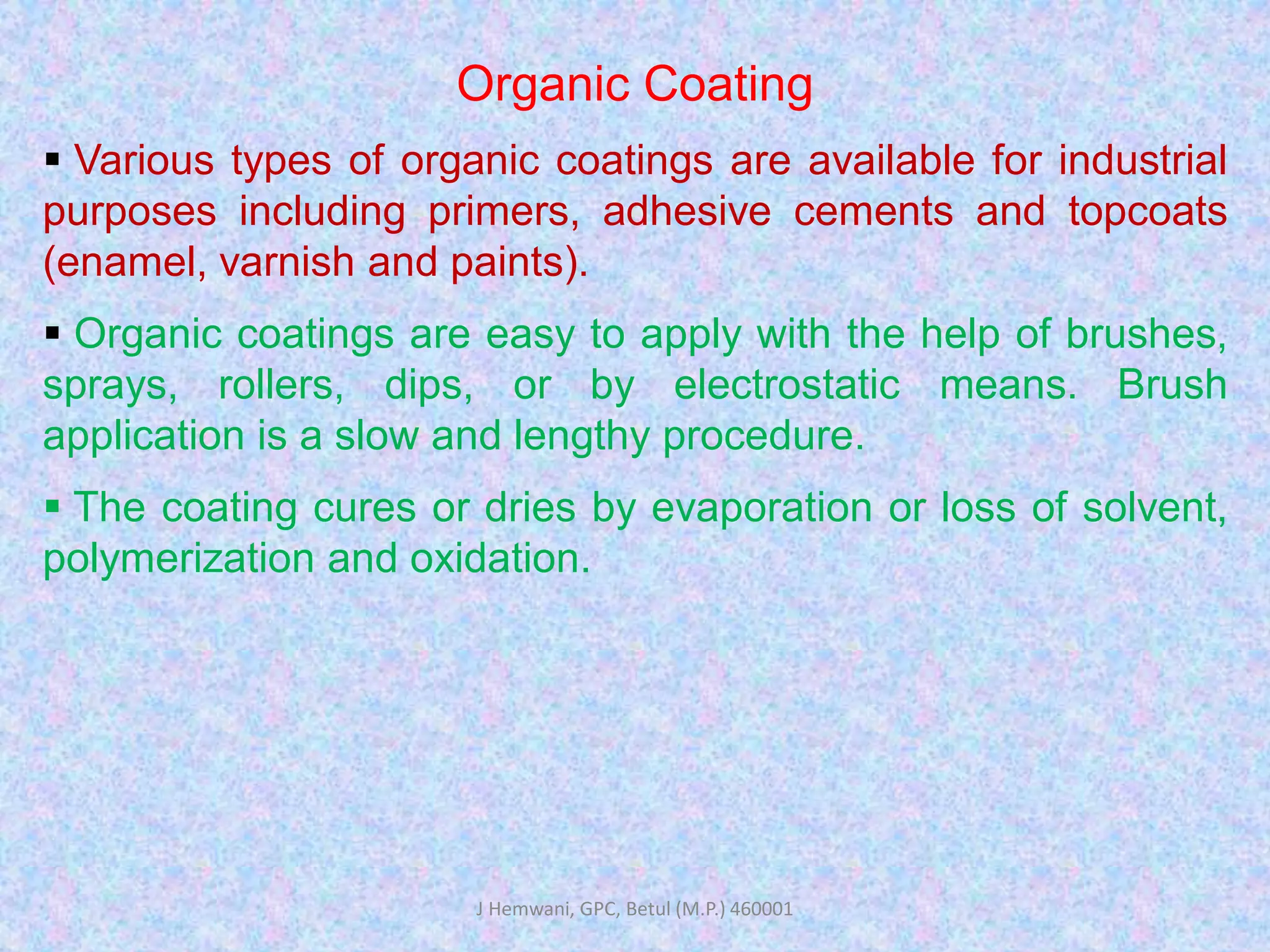 Coating and Deposition | PDF