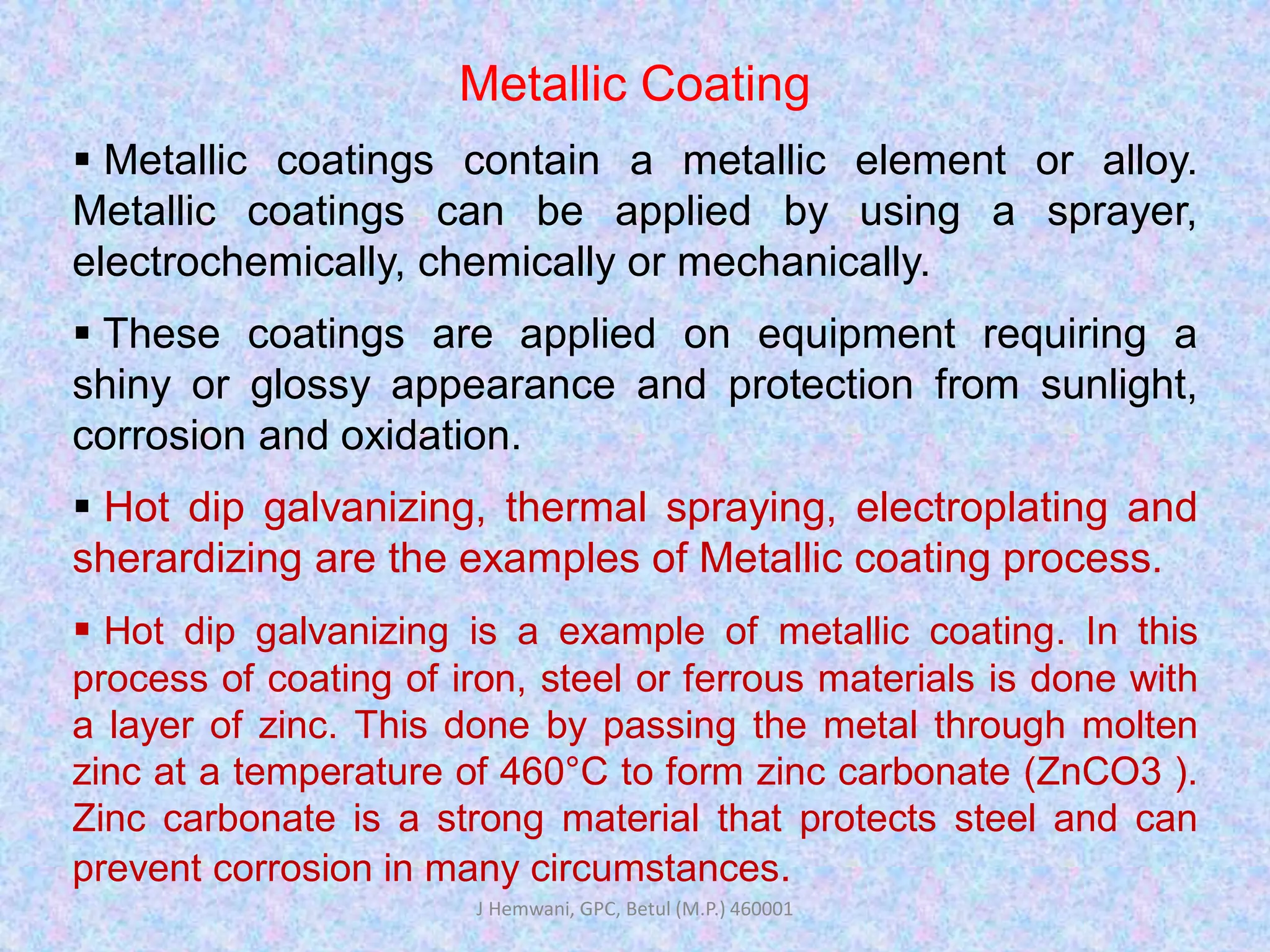 Coating and Deposition | PDF