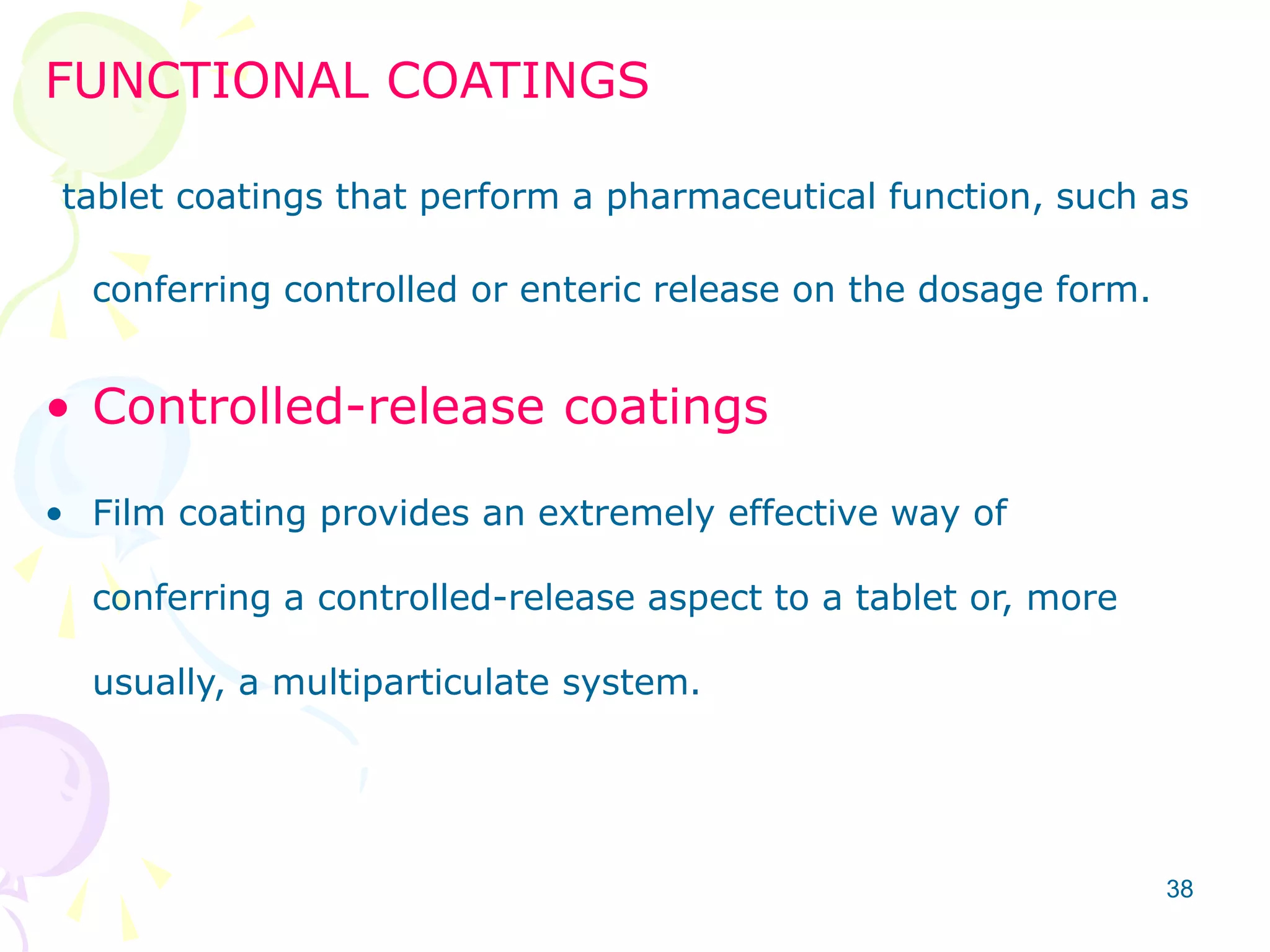 Hoe to prevent cracking in coating tablet | PPT