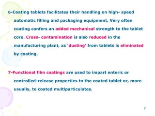 Hoe to prevent cracking in coating tablet | PPT