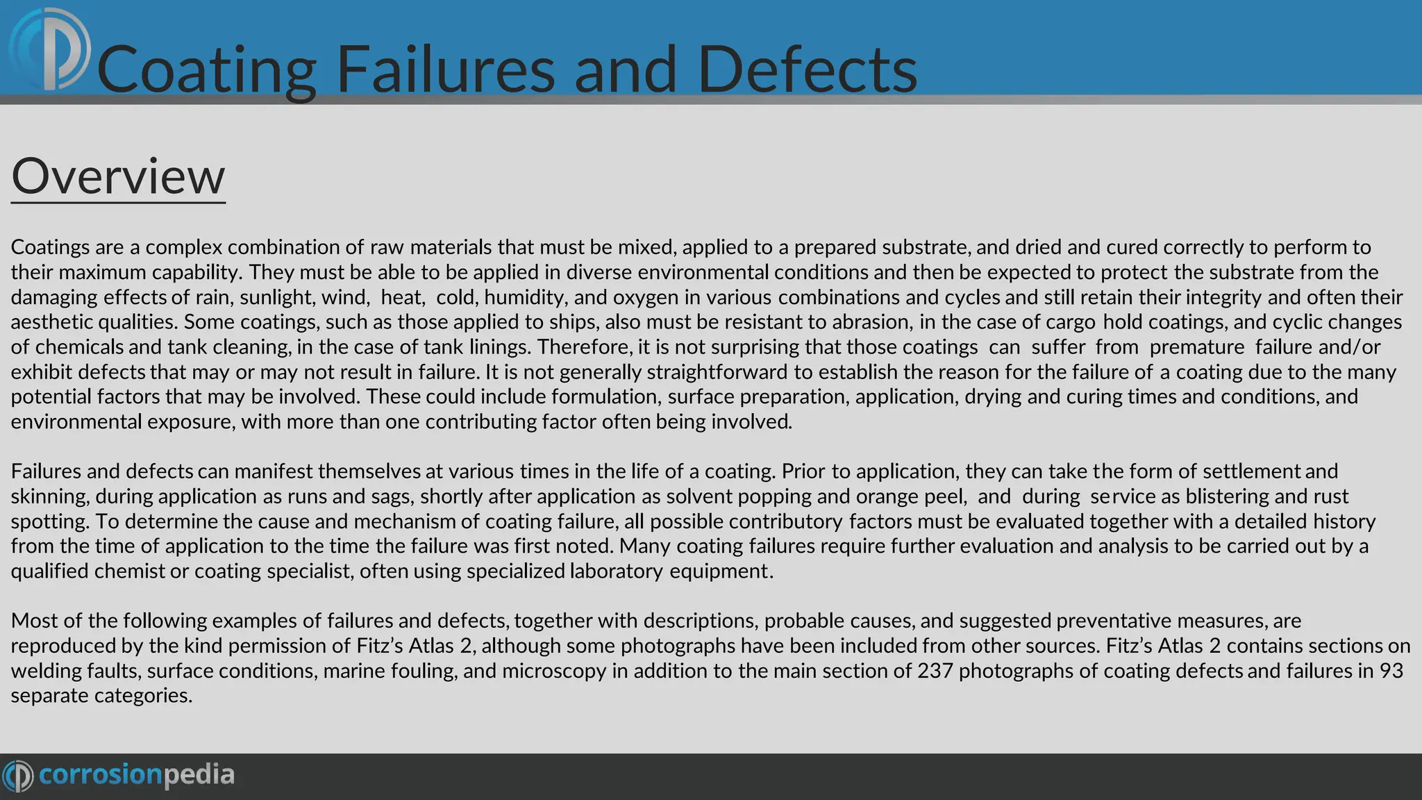Coating-Failure-Defects- with root cause analysis An | PDF