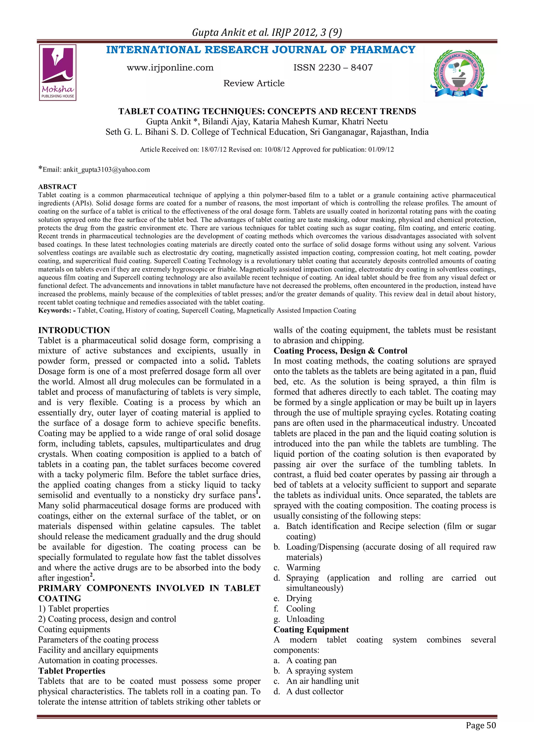 Coating 3 | PDF