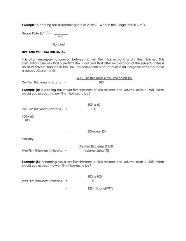 Coating coverage brochure | PDF