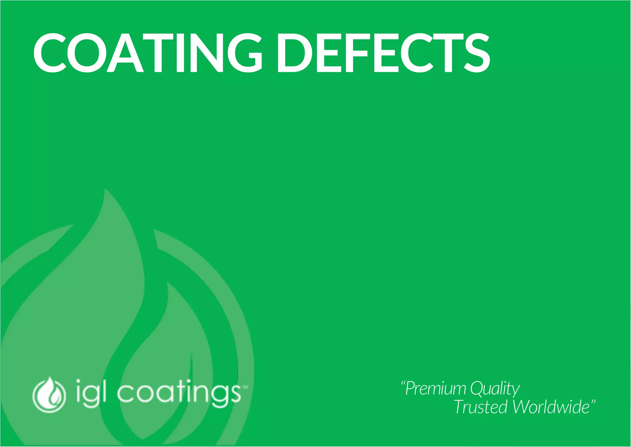 Coating defects - crawling and crater | PDF | Physics | Science