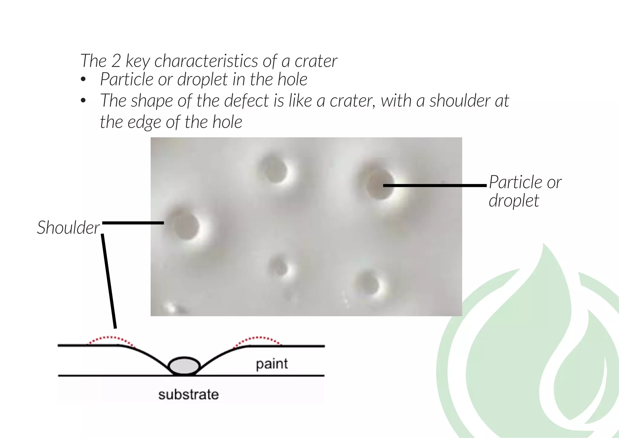 Coating defects - crawling and crater | PDF | Physics | Science