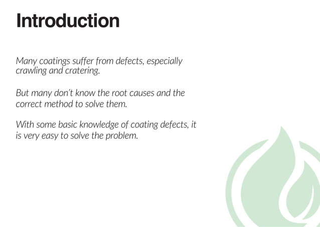 Coating defects - crawling and crater | PDF | Physics | Science