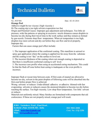 Coating defects causes remidies final | PDF