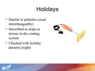 Coating Defects - SSPC - webinar - Indusrial Coatings | PPTX
