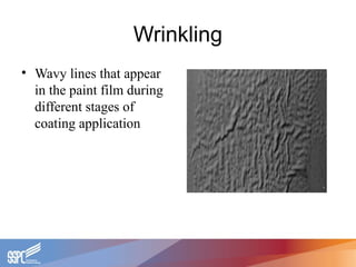 Coating Defects - SSPC - webinar - Indusrial Coatings | PPTX