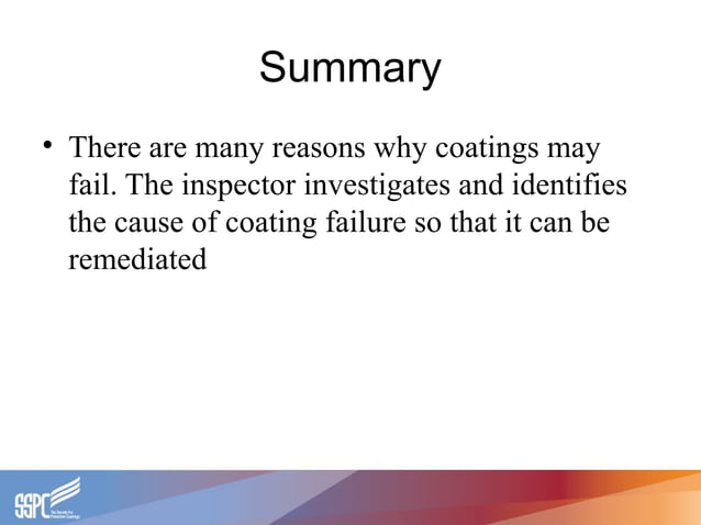 Coating Defects - SSPC - webinar - Indusrial Coatings | PPTX
