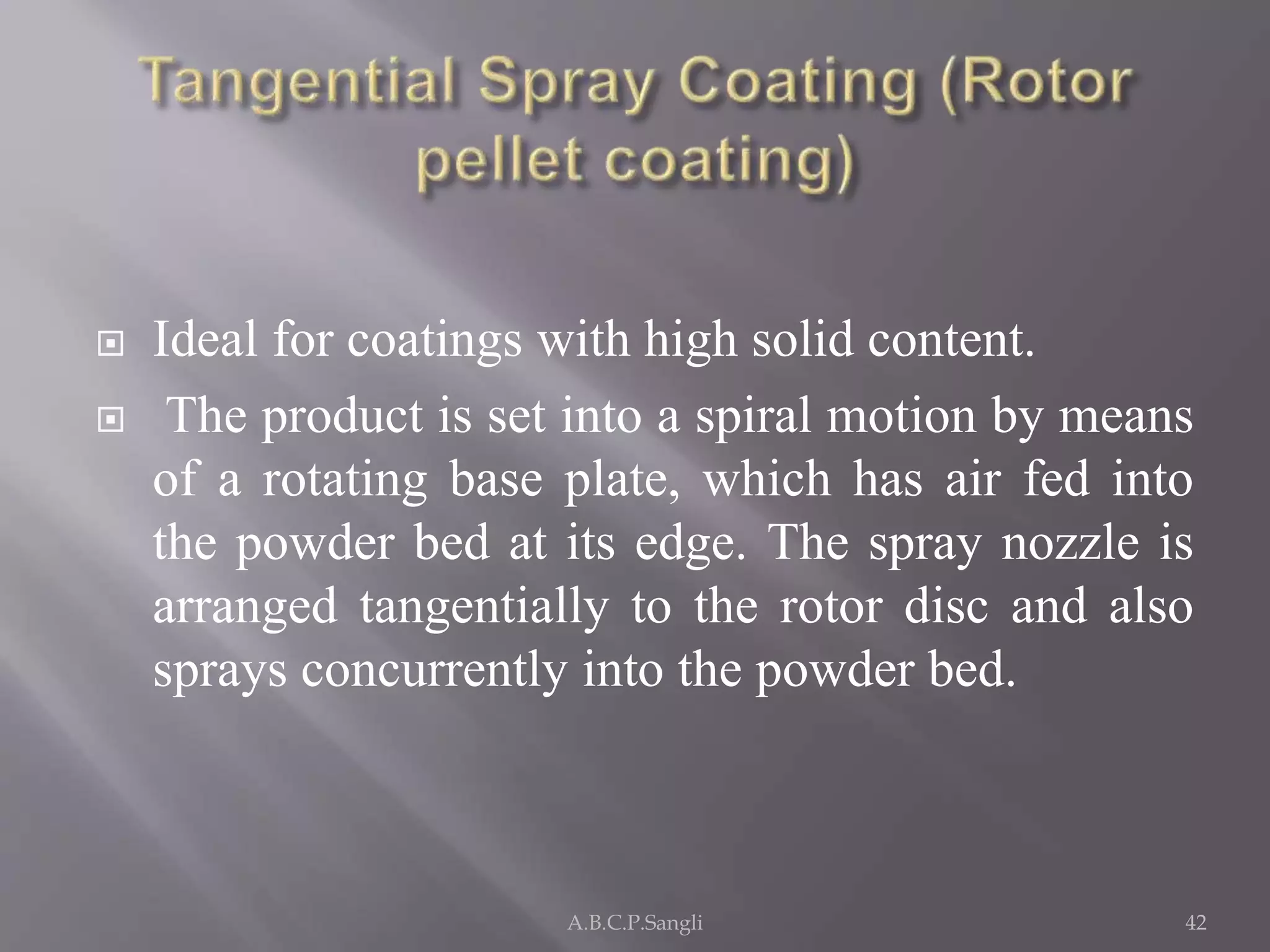 Coating equipment | PPTX