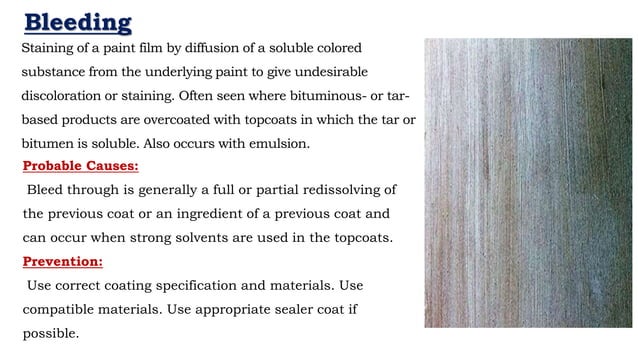 Coating Failures & Defects | PPTX
