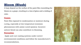 Coating Failures & Defects | PPTX