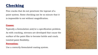 Coating Failures & Defects | PPTX