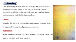 Coating Failures & Defects | PPTX