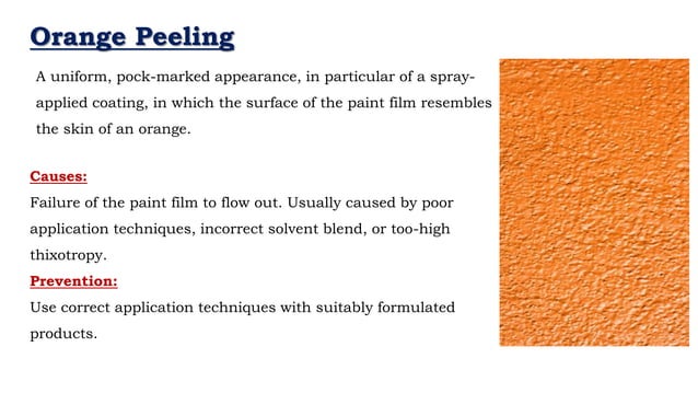 Coating Failures & Defects | PPTX