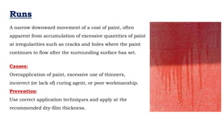 Coating Failures & Defects | PPTX