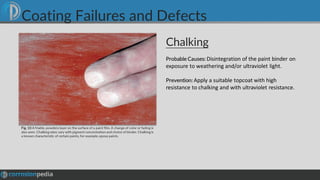 Coating failures and defects Faults of Damage | PDF