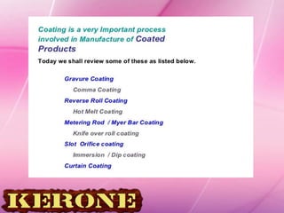 Coating method for textile | PPT