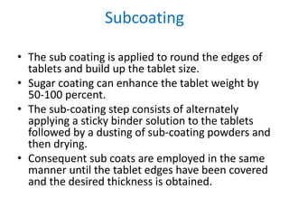 Suger coating tablate | PPTX